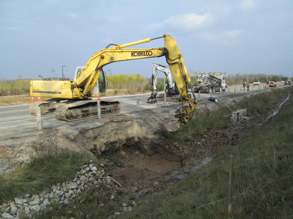 contaminated ditch clean up - Kyote Energy Services